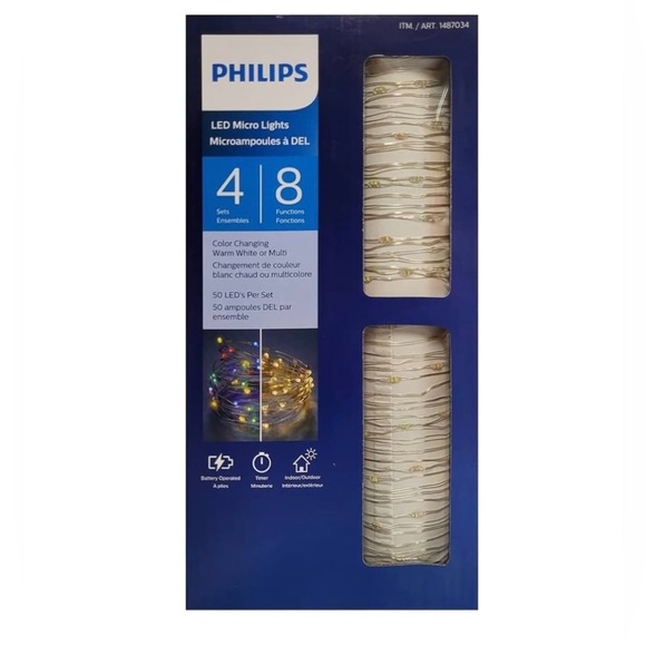 Philips | Holiday | Philips Led Micro Lights Color Changing Warm White ...